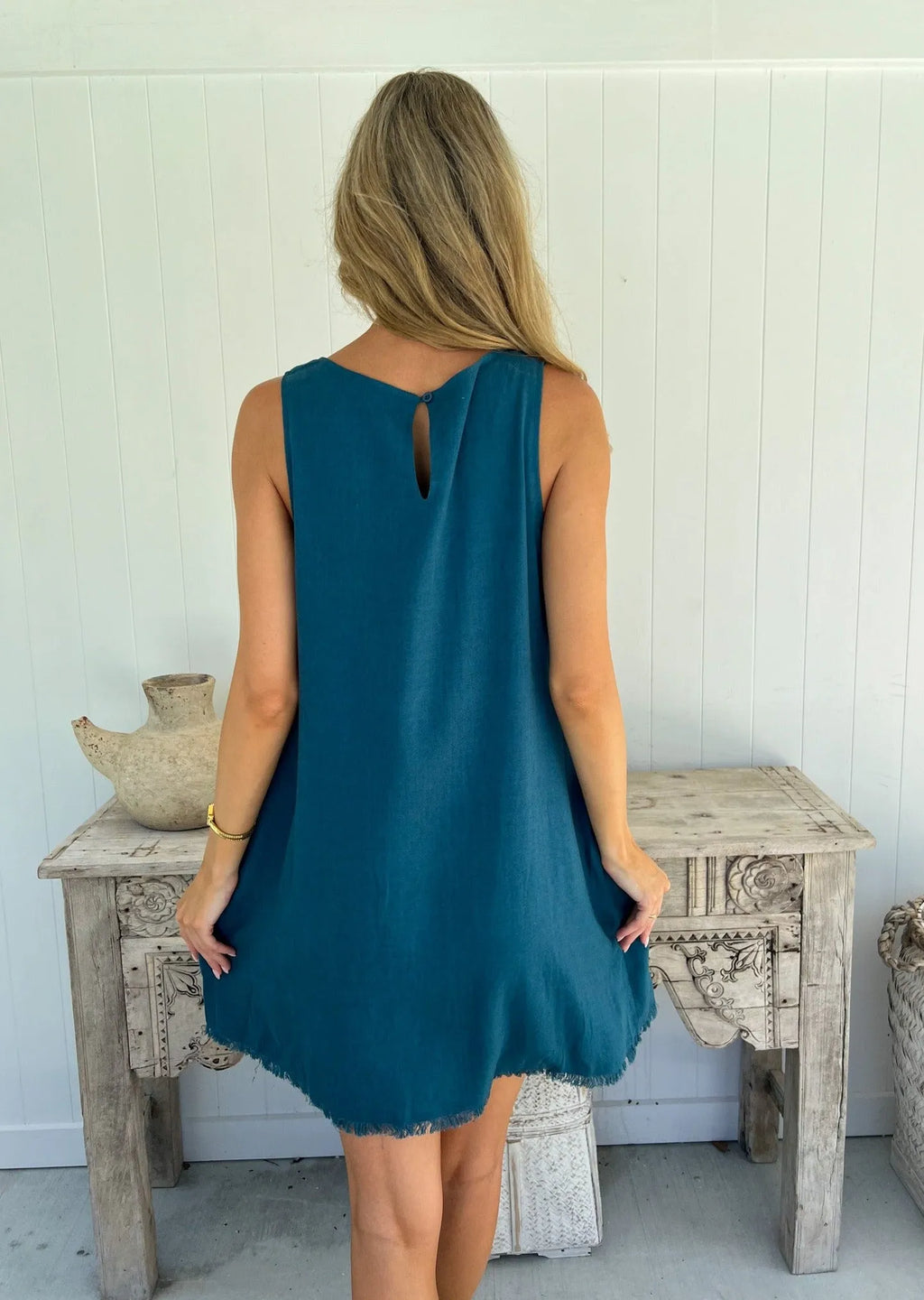 FREYA DRESS - TEAL – Hippy Haven