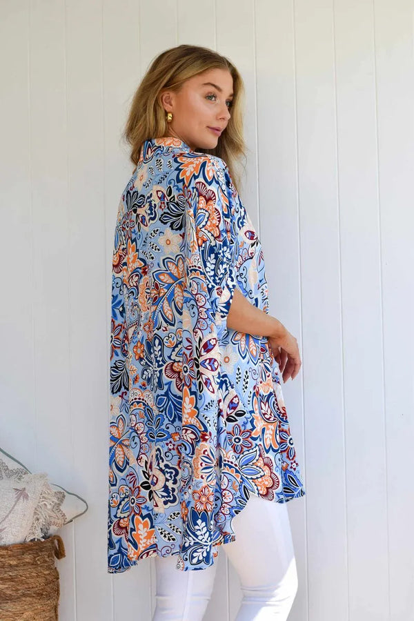 IBITHA/BLUE JAY/LOLA LONG TOP - Hippy Haven