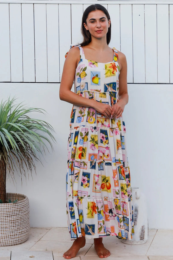 PIPER SLIP TIE UP MAXI DRESS - Hippy Haven
