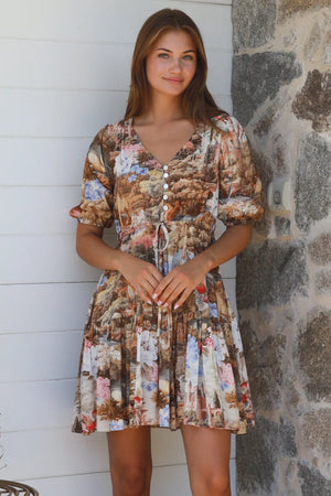 Laila Two Tier Mini Dress - Hippy Haven