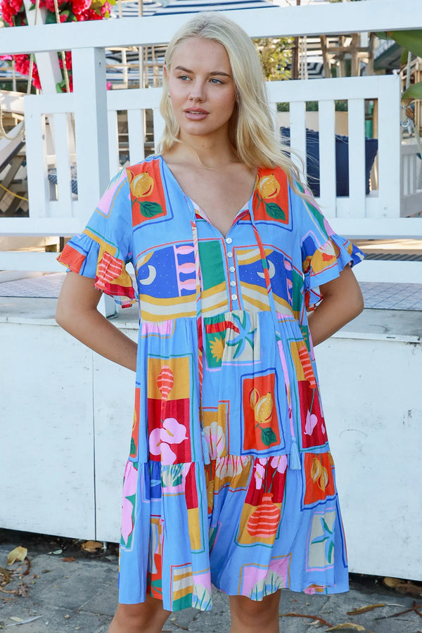 BRIANNA BEATRICE MINI DRESS - Hippy Haven