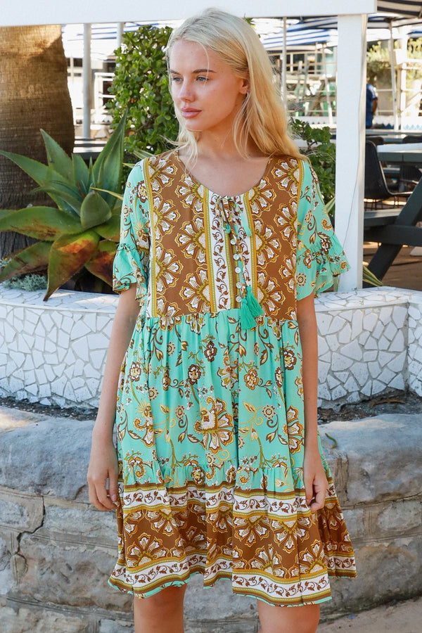 ENSLEY DAVINA MINI DRESS - Hippy Haven